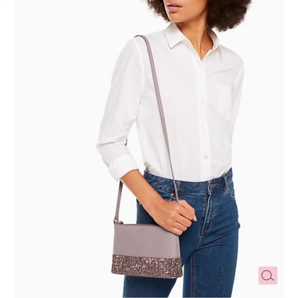 kate spade | Bags | Nwt Late Spade Ramey Greta Court Glitter Crossbody ...